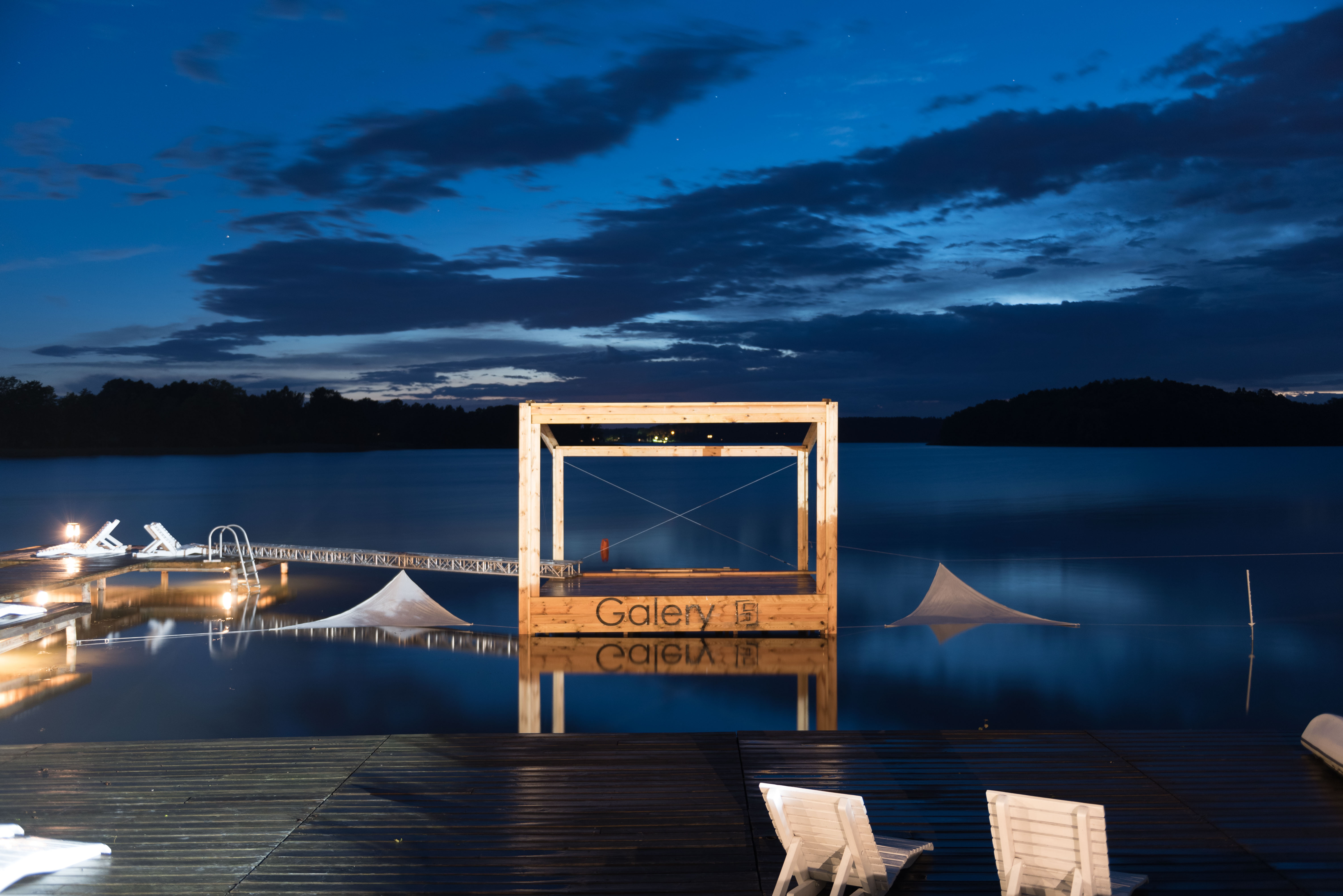 Stage on Water - Concert in the Lake scenery - 69gallery.online